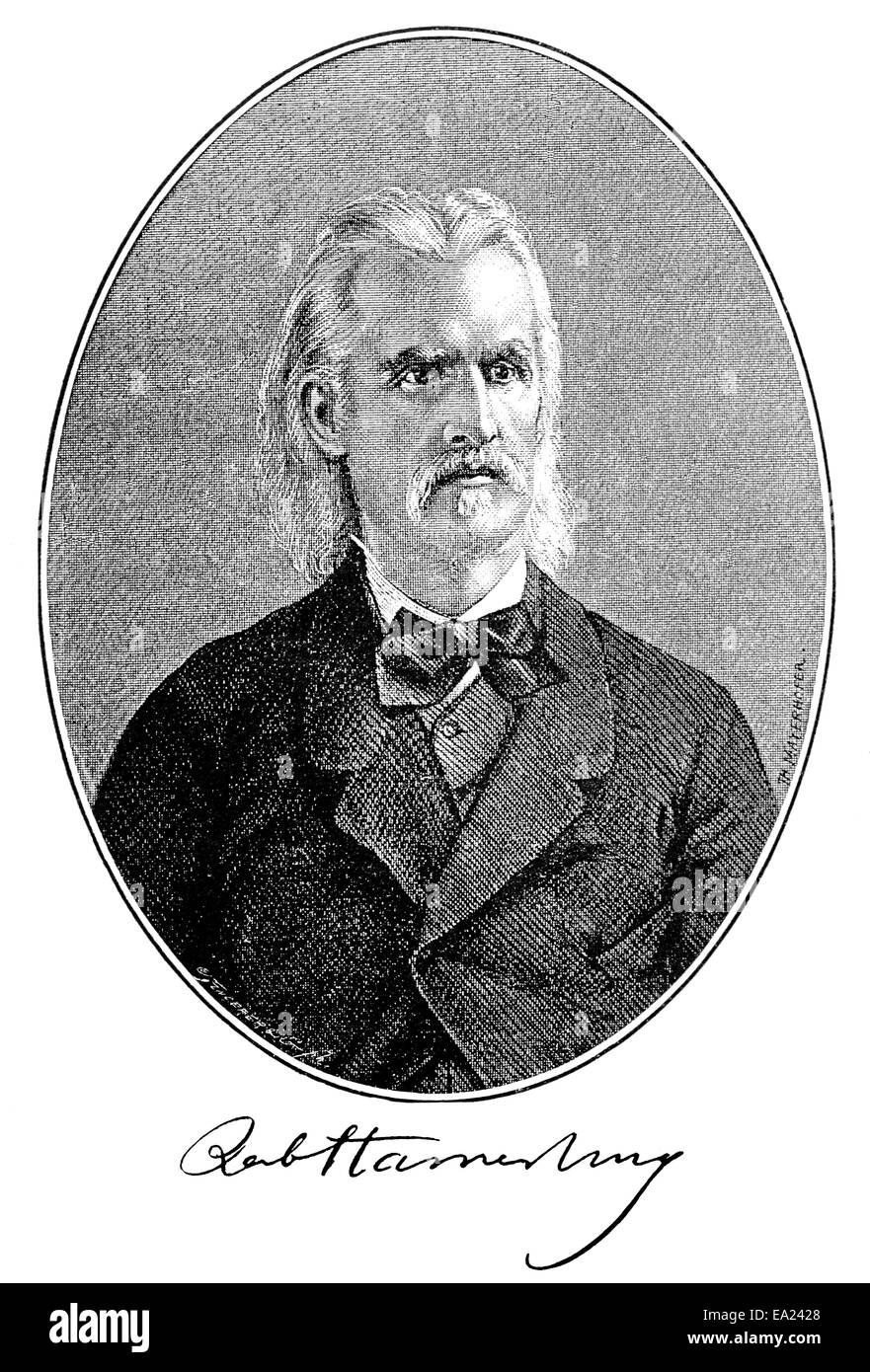 Robert Hamerling or Rupert Johann Hammerling, 1830 - 1889, Austrian ...