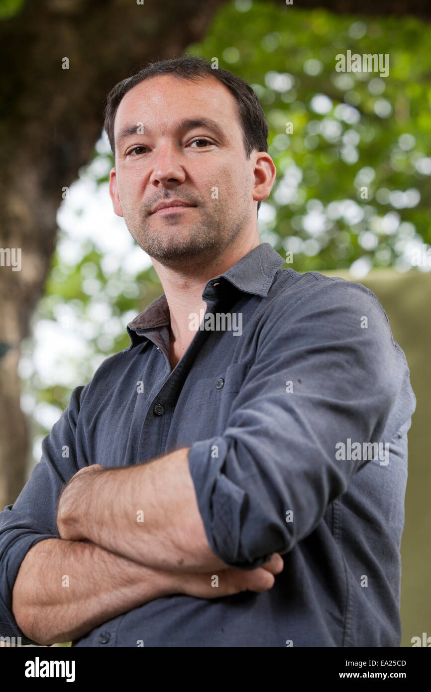Cynan Jones, Welsh novelist, at the Edinburgh International Book ...