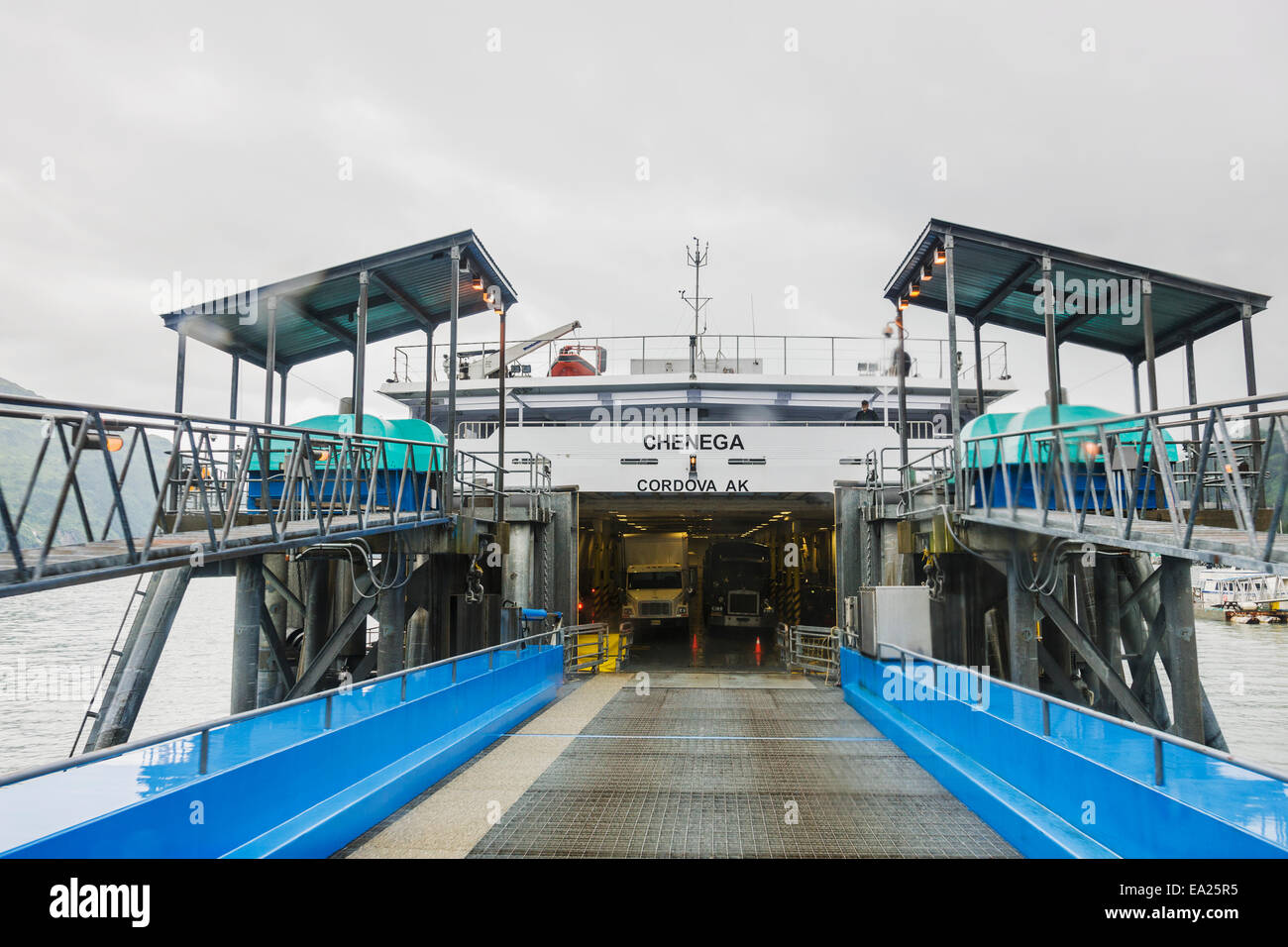 Dock,Ferry,Alaska,Alaska Marine Highway Stock Photo - Alamy