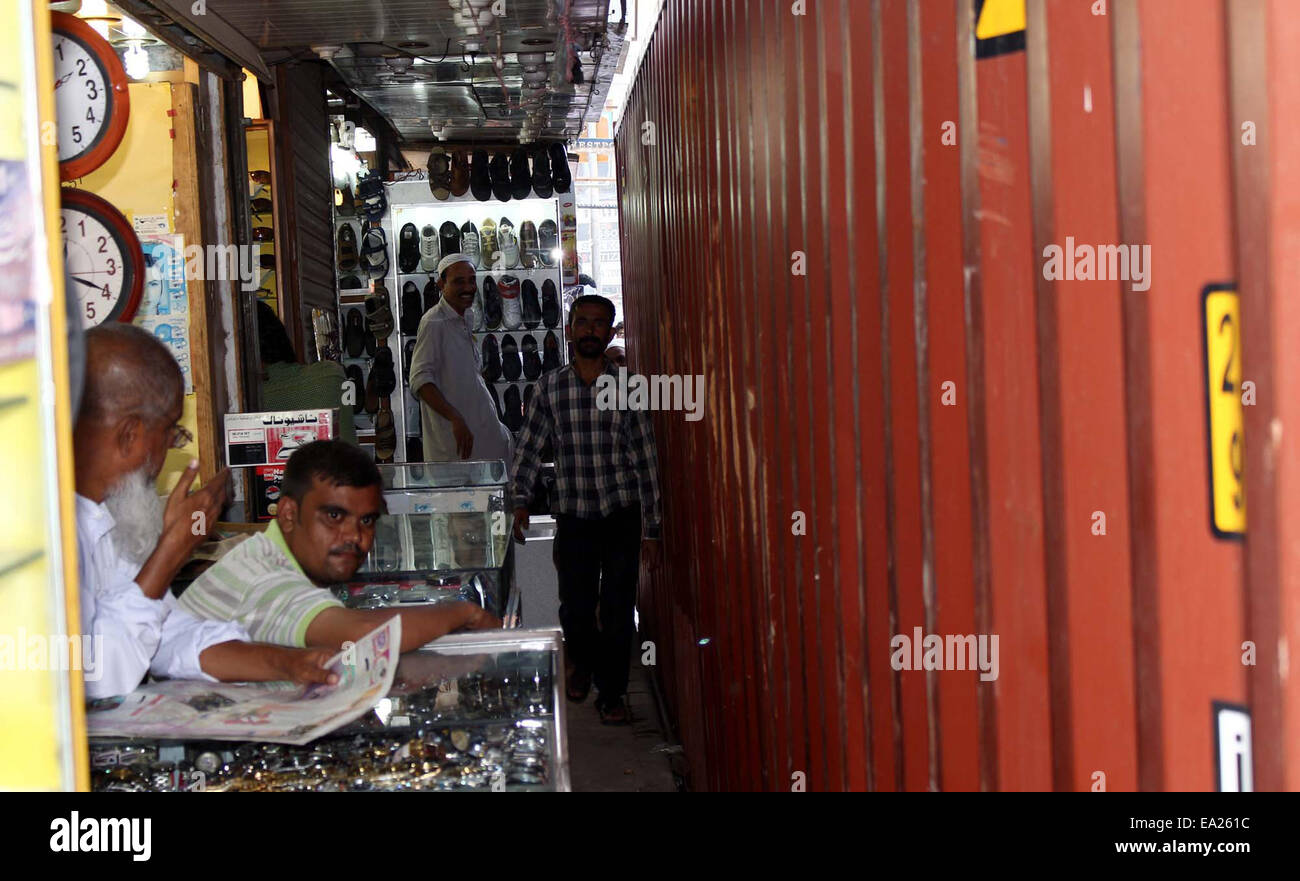 Containers used in Ashura mourning procession in connection of 10th ...