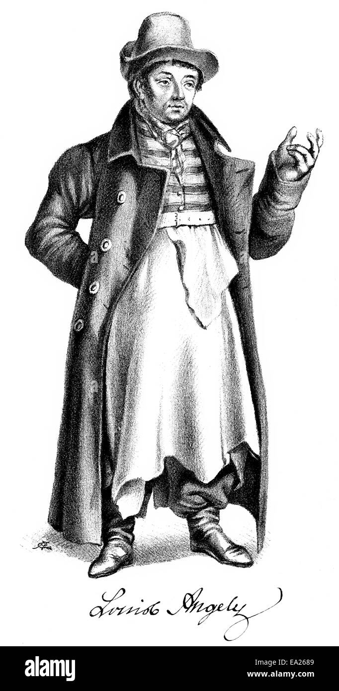 Jean Jacques Louis Angely, 1787-1835, German comedy writer, actor and ...