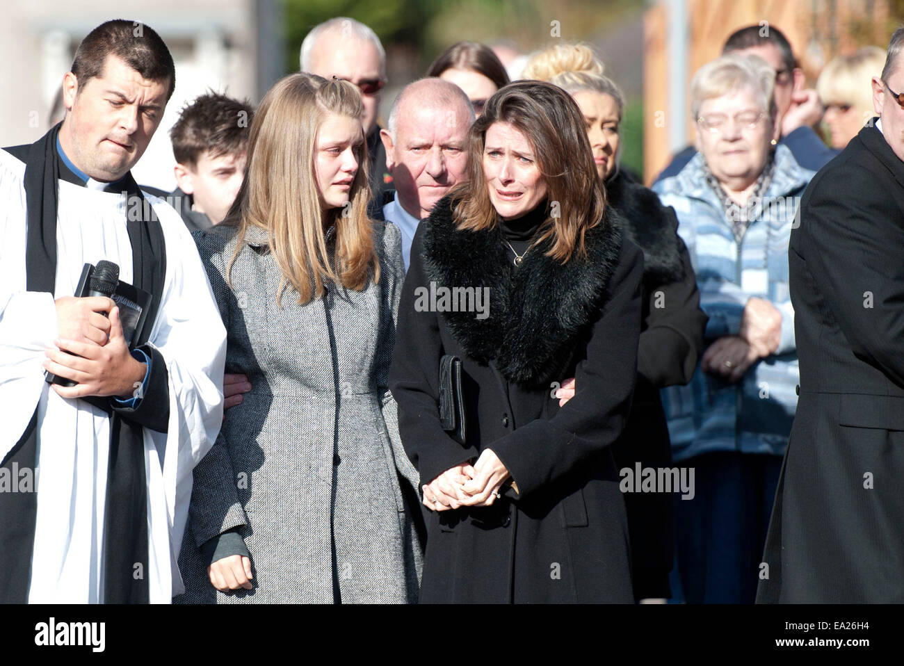 Swansea, Wales, UK. 05th Nov, 2014. Julie Paton, wife to the late ...