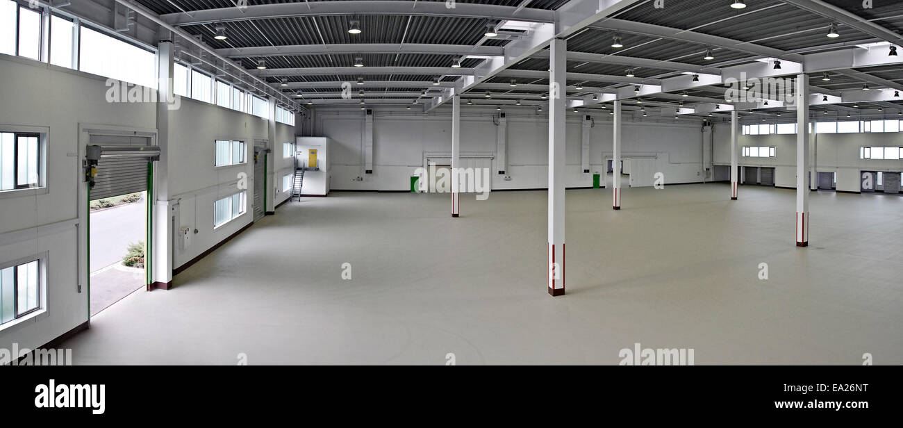 View in a void Warehouse Stock Photo - Alamy