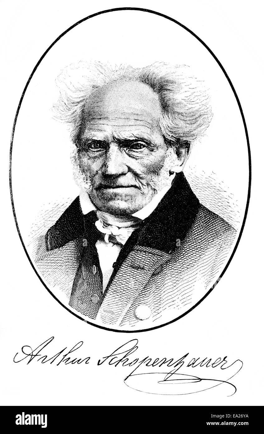 Arthur Schopenhauer, 1788-1860, German philosopher, writer and ...