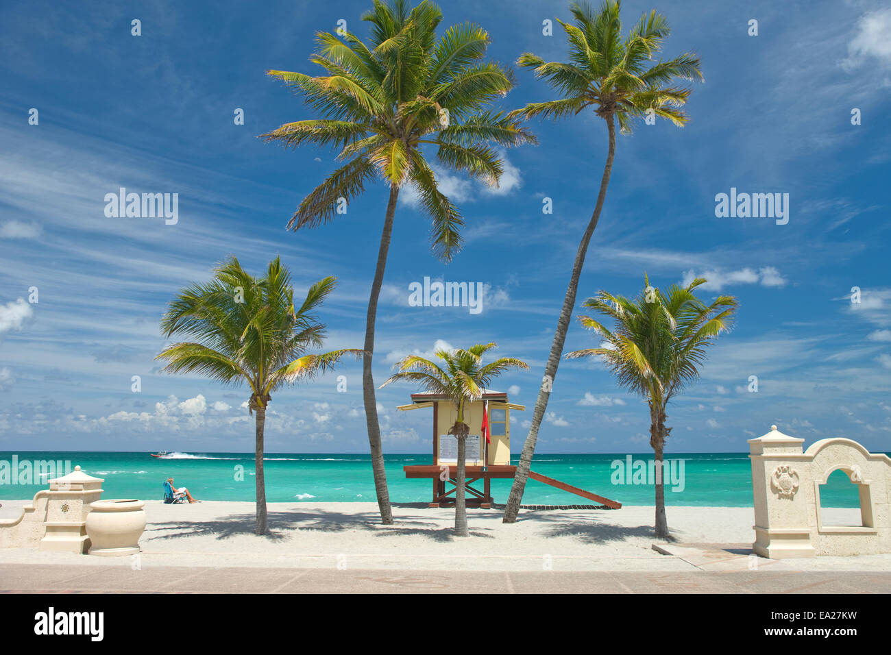 WATERFRONT PROMENADE HOLLYWOOD BEACH FLORIDA USA Stock Photo - Alamy