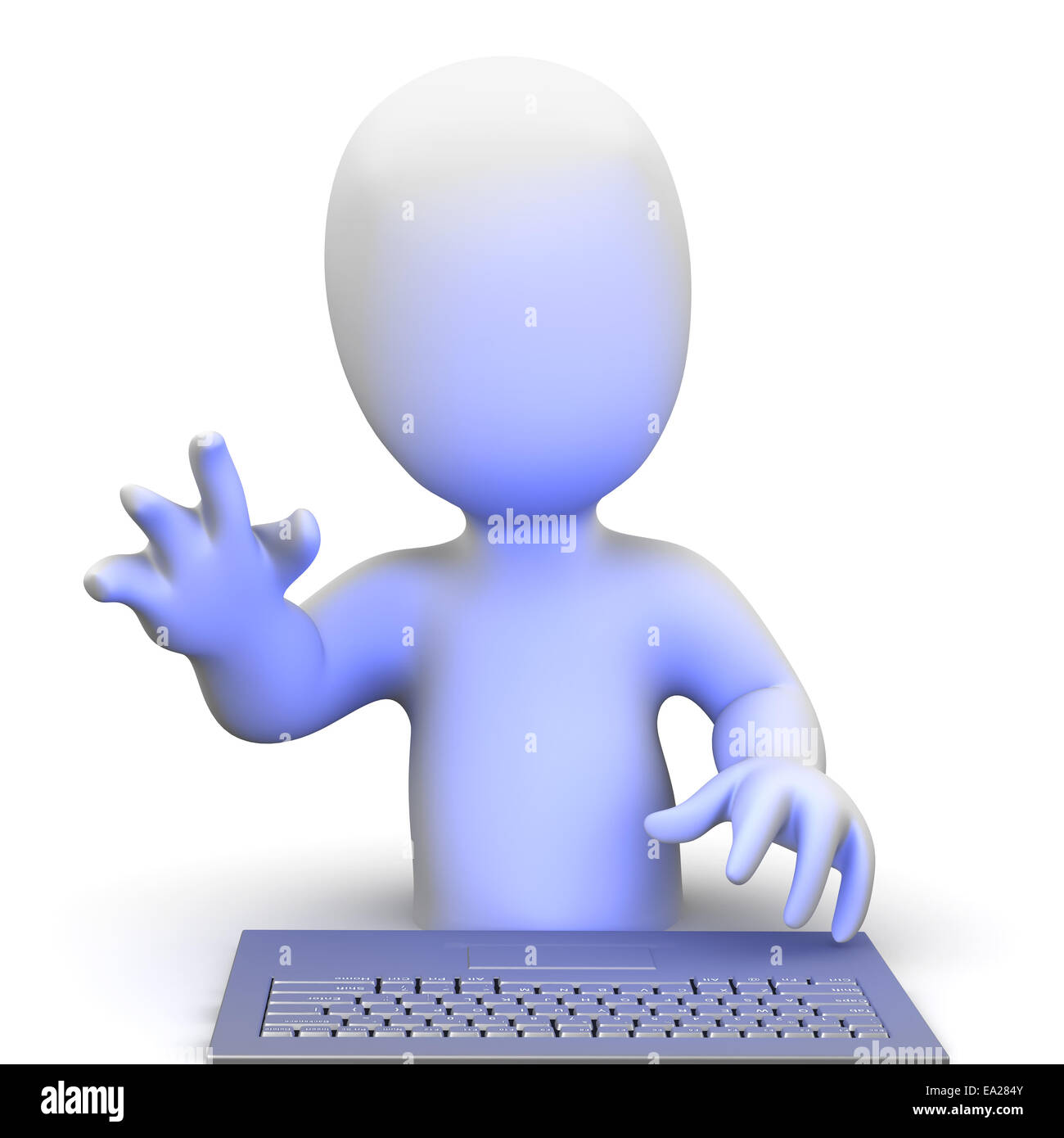 3d render little waving hello hi-res stock photography and images - Alamy