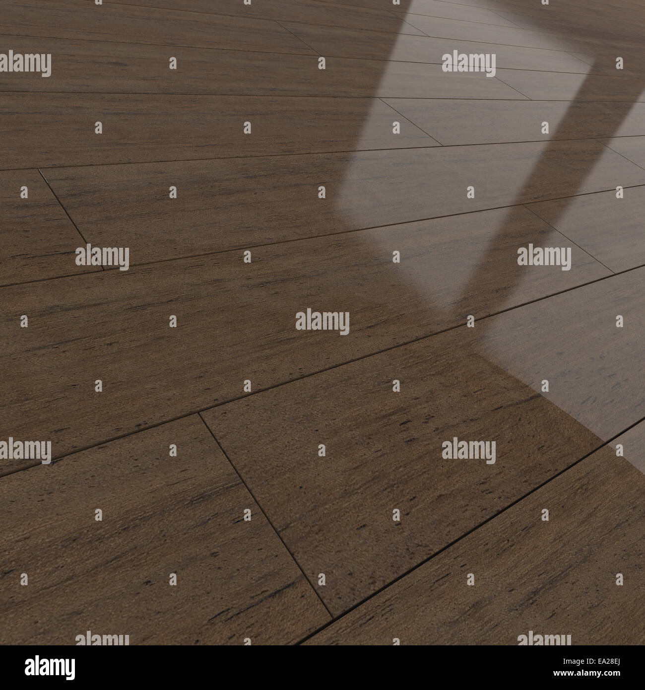 3d render of a dark wooden tiled floor Stock Photo - Alamy