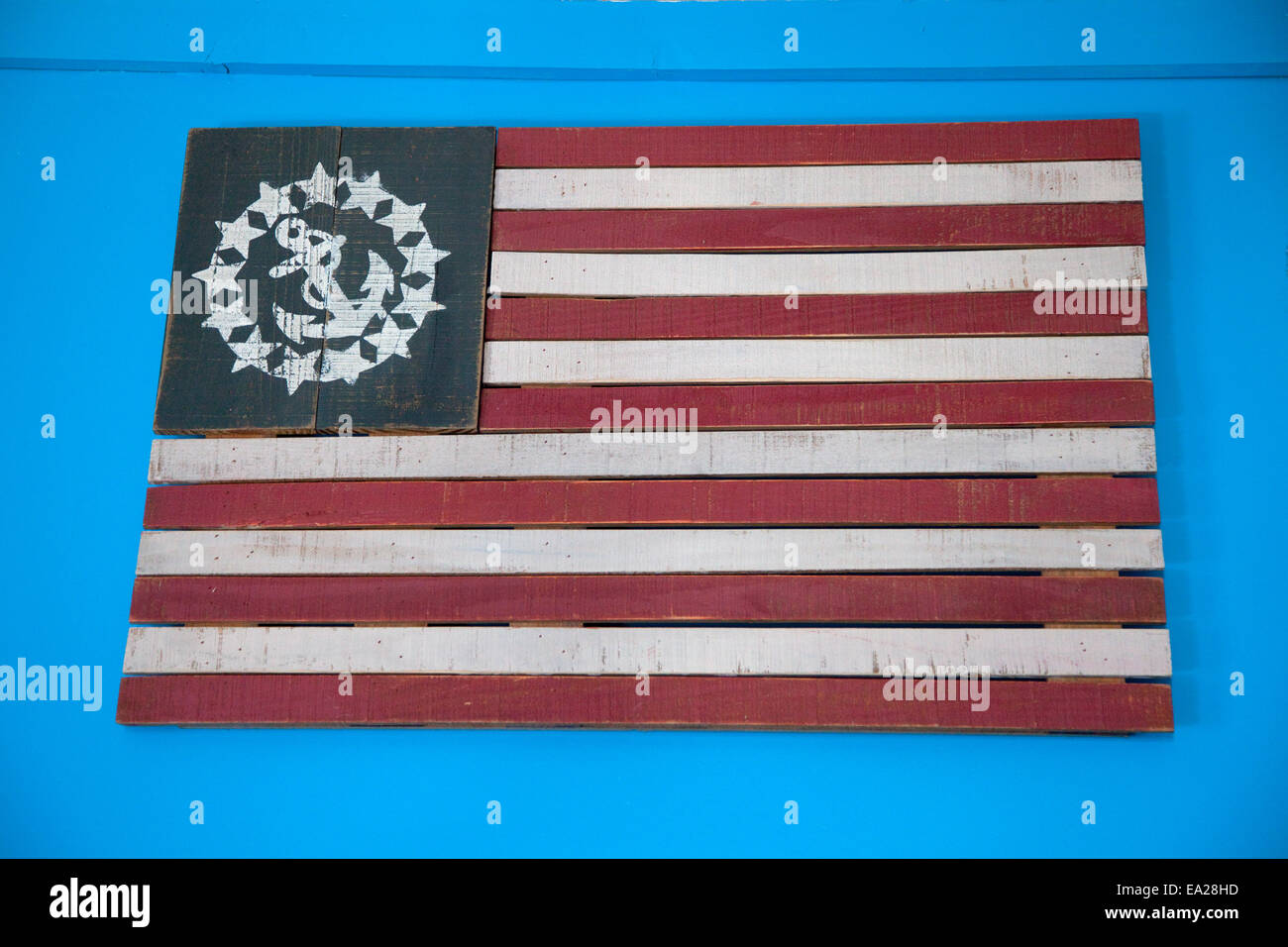 US Nautical Waterways Yacht Ensign Flag on display at The Williams ...