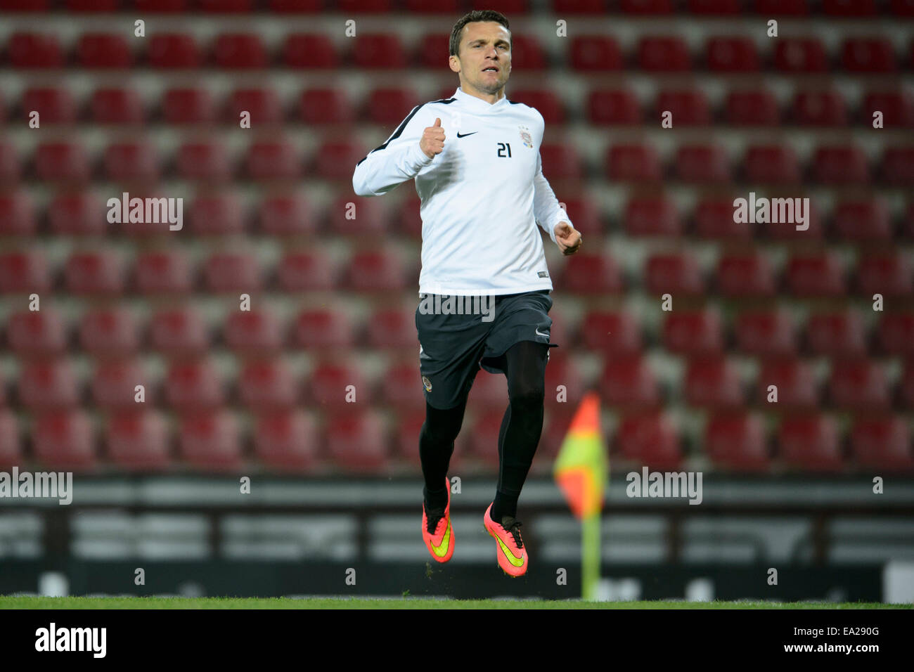 Prague, Czech Republic. 05th Nov, 2014. David Lafata of Sparta Praha ...