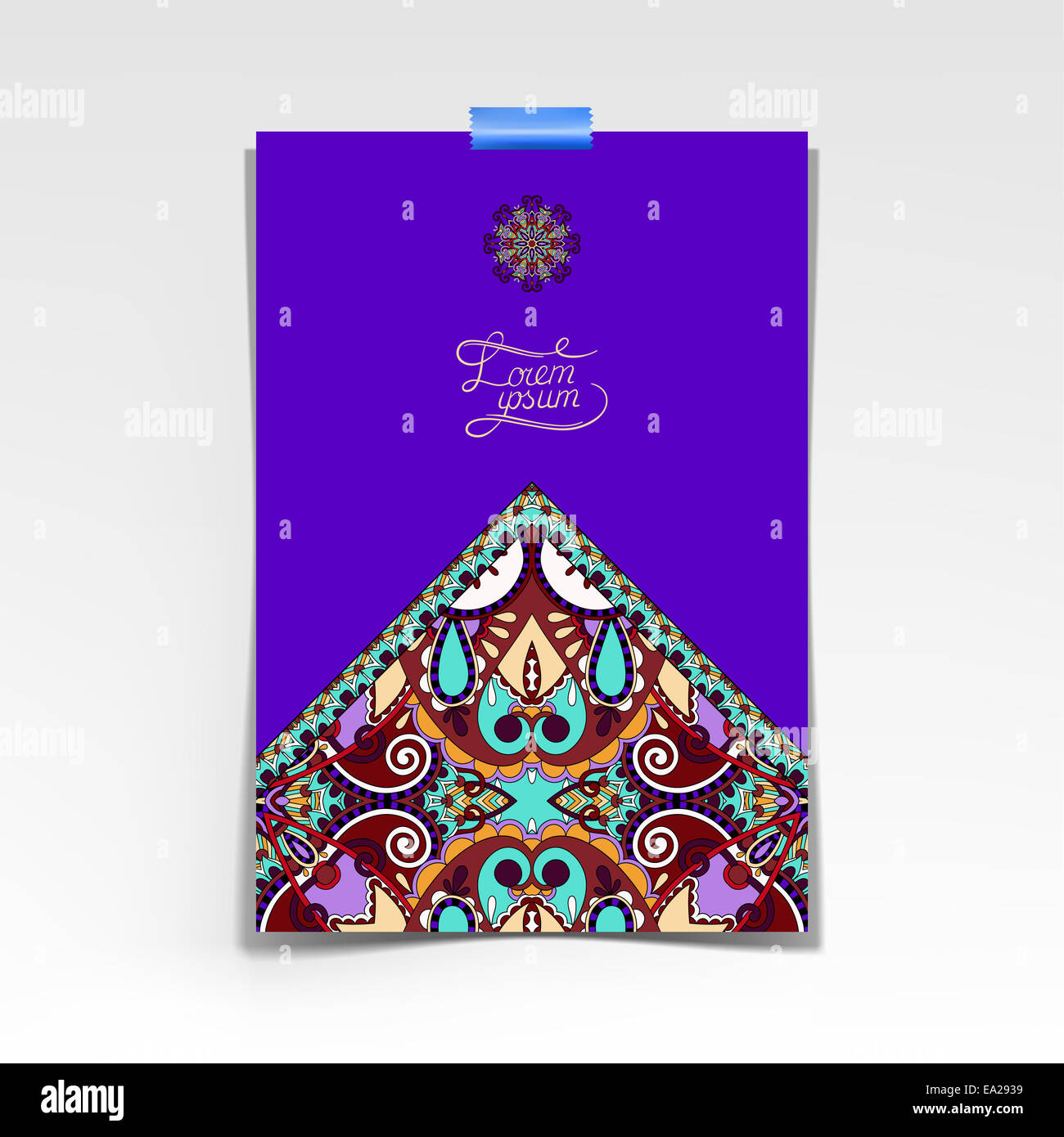 violet colour decorative sheet of paper Stock Photo - Alamy