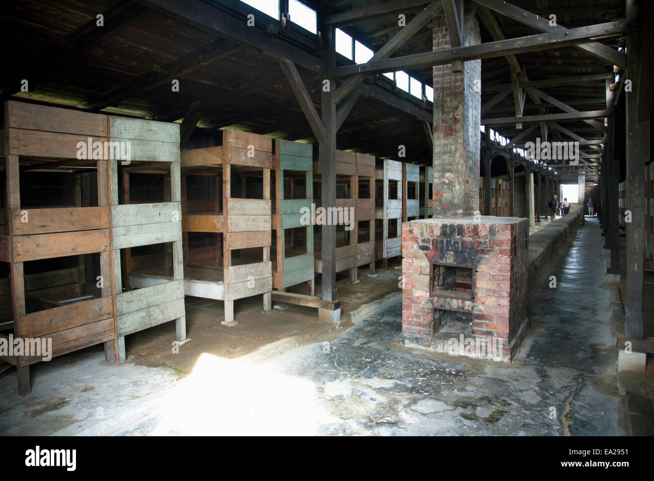 Interior Of One Of The Medical Barracks, Auschwitz-Birkenau ...