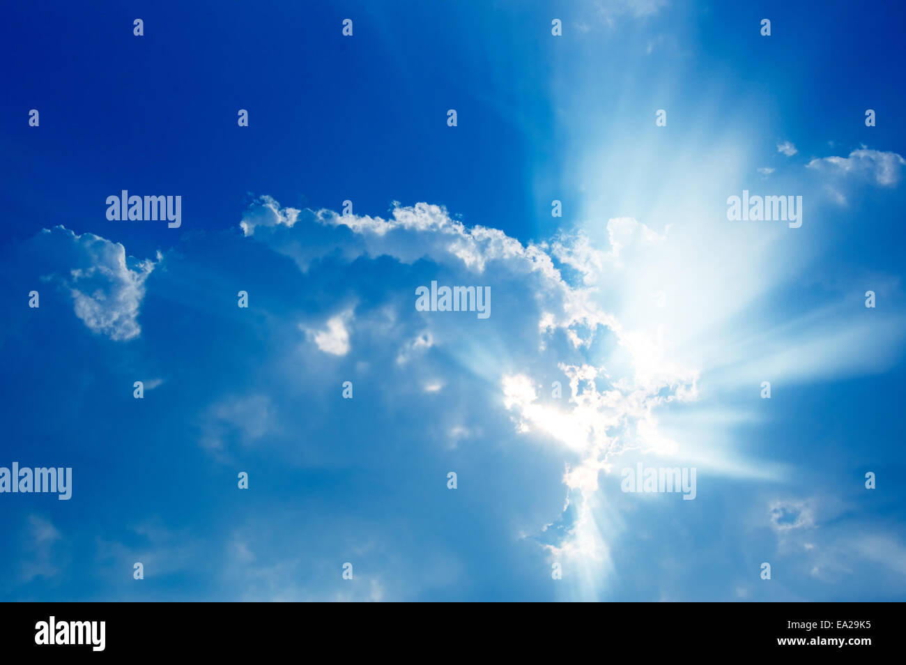 Blue clean sky. Sky at summer Stock Photo - Alamy