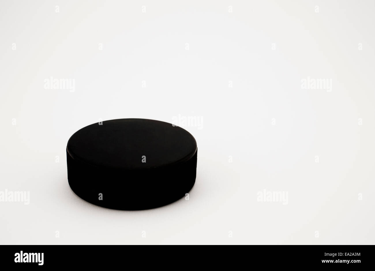 Hockey puck; Waterloo, Quebec, Canada Stock Photo - Alamy