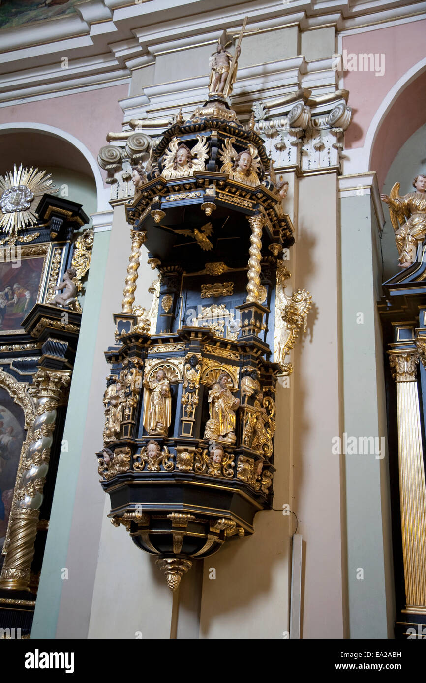 Pulpit In The Basilica Of Our Lady Of The Angels, Kalwaria Zebrzydowska ...