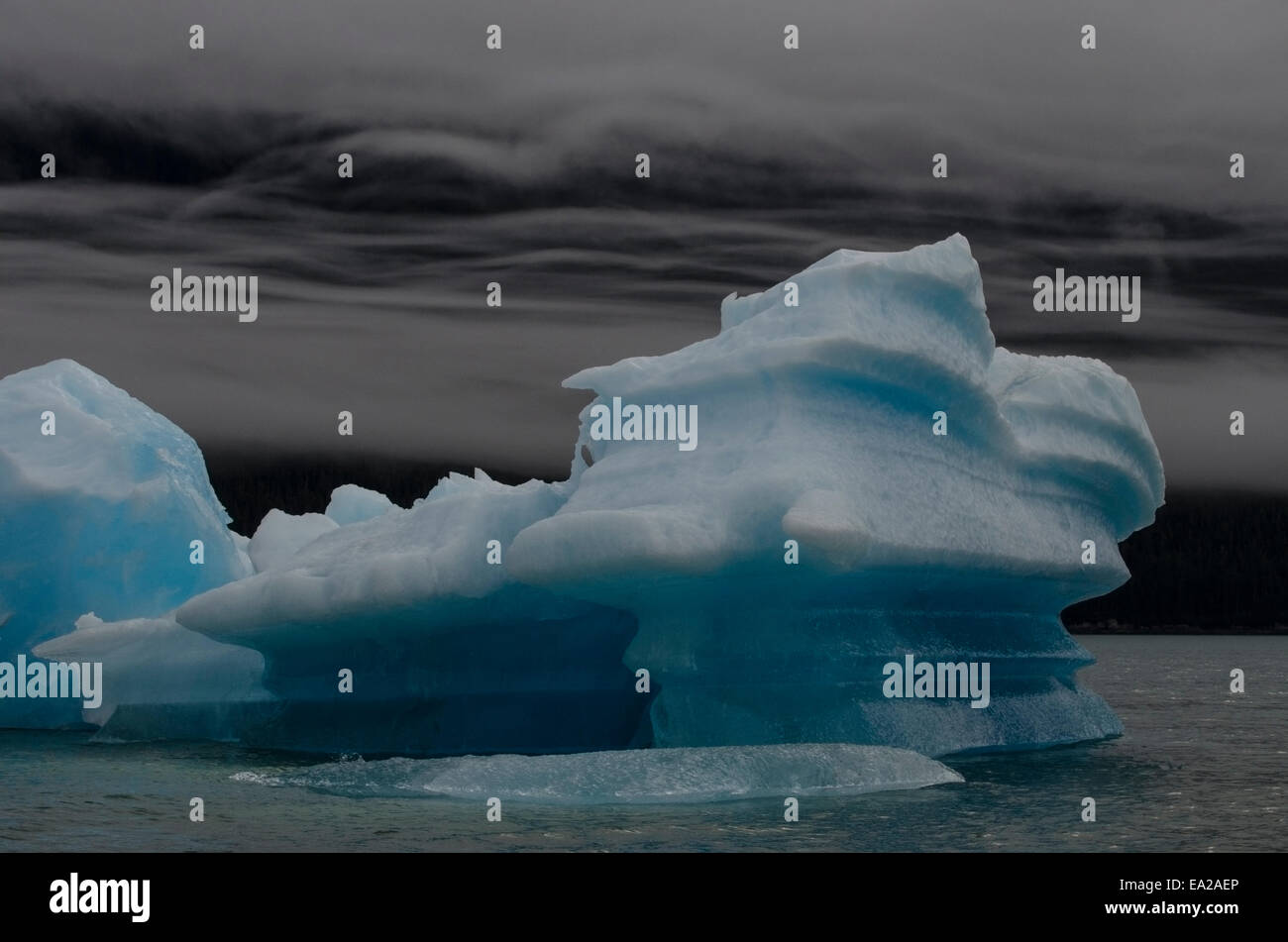 Wind, rain, sun and sea sculpt giant ice floes into dramatic ice ...