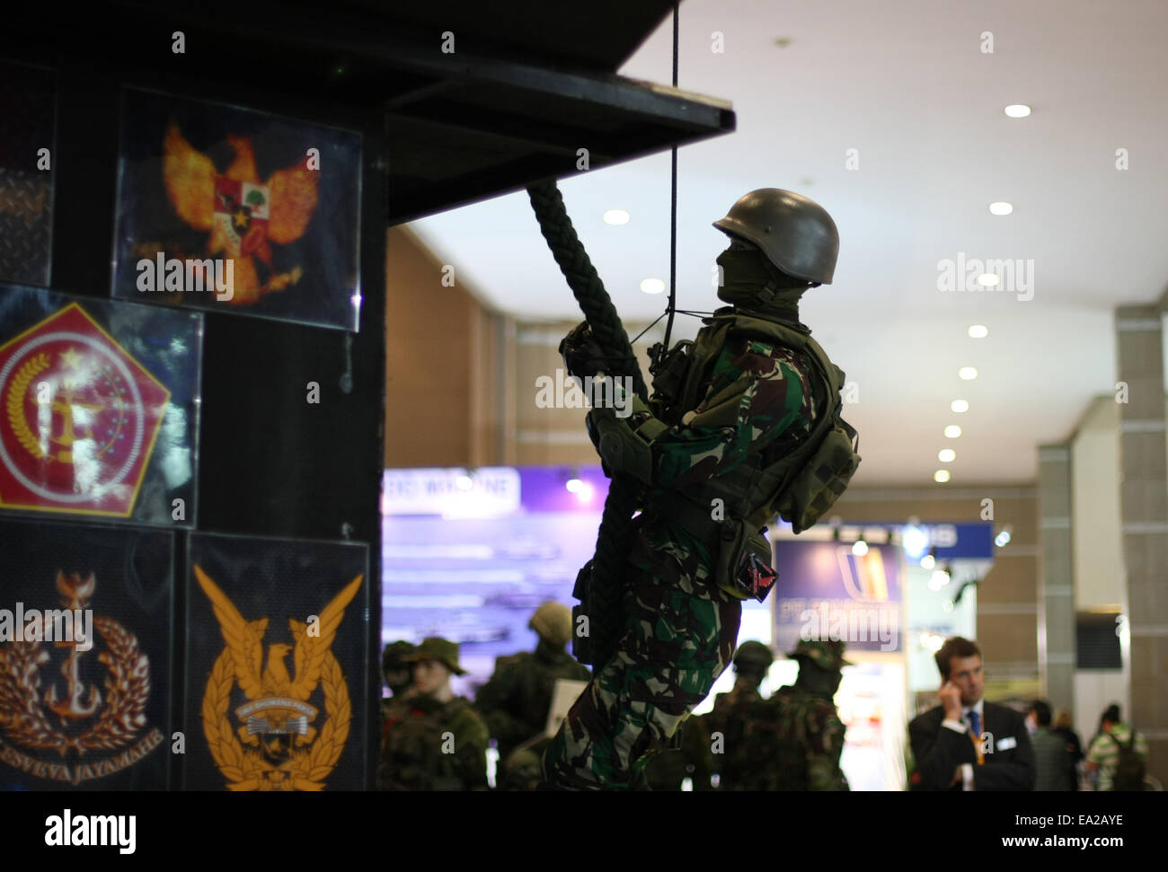 Central Jakarta, Jakarta, Indonesia. 6th Nov, 2014. A model of a ...