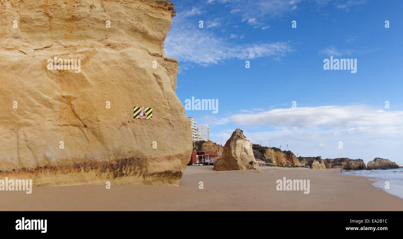 Praia da Rocha, rock beach in Algarve, Portimao, Portugal Stock Photo ...