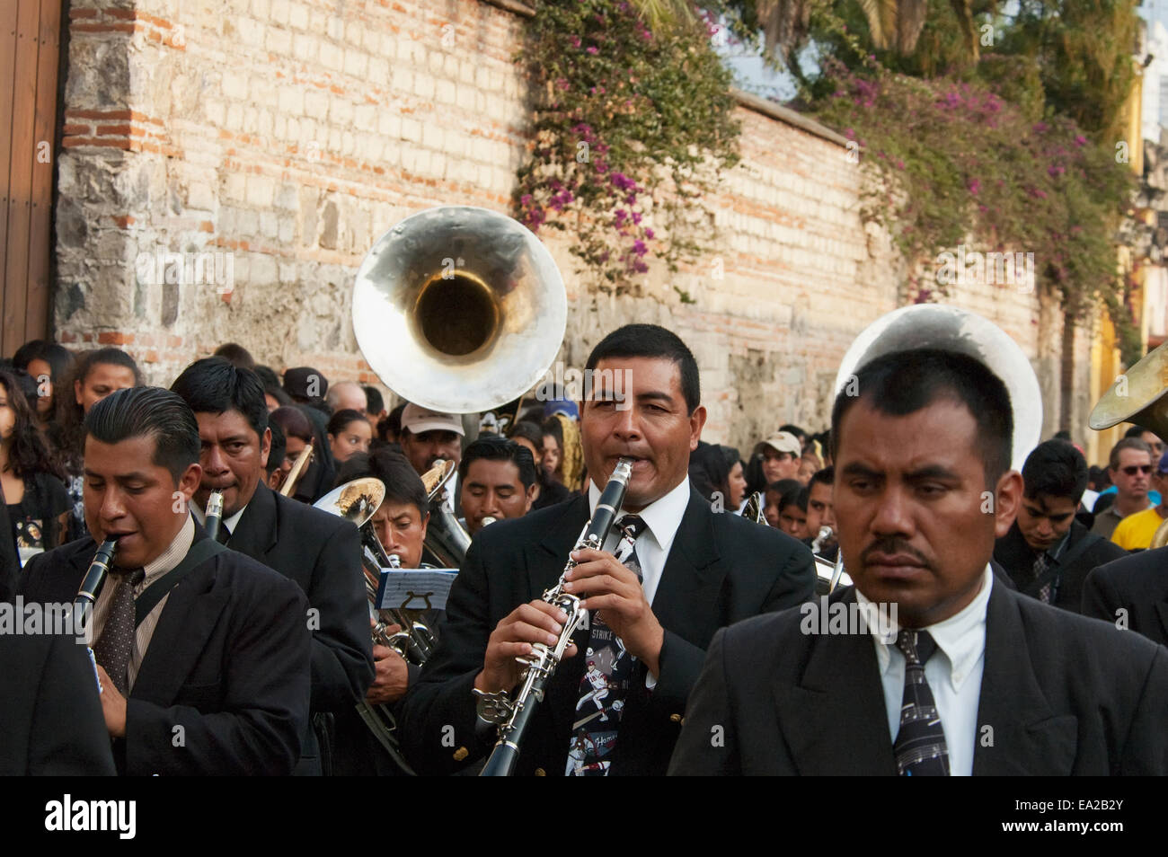Funeral procession in antigua guatemala hi-res stock photography and ...