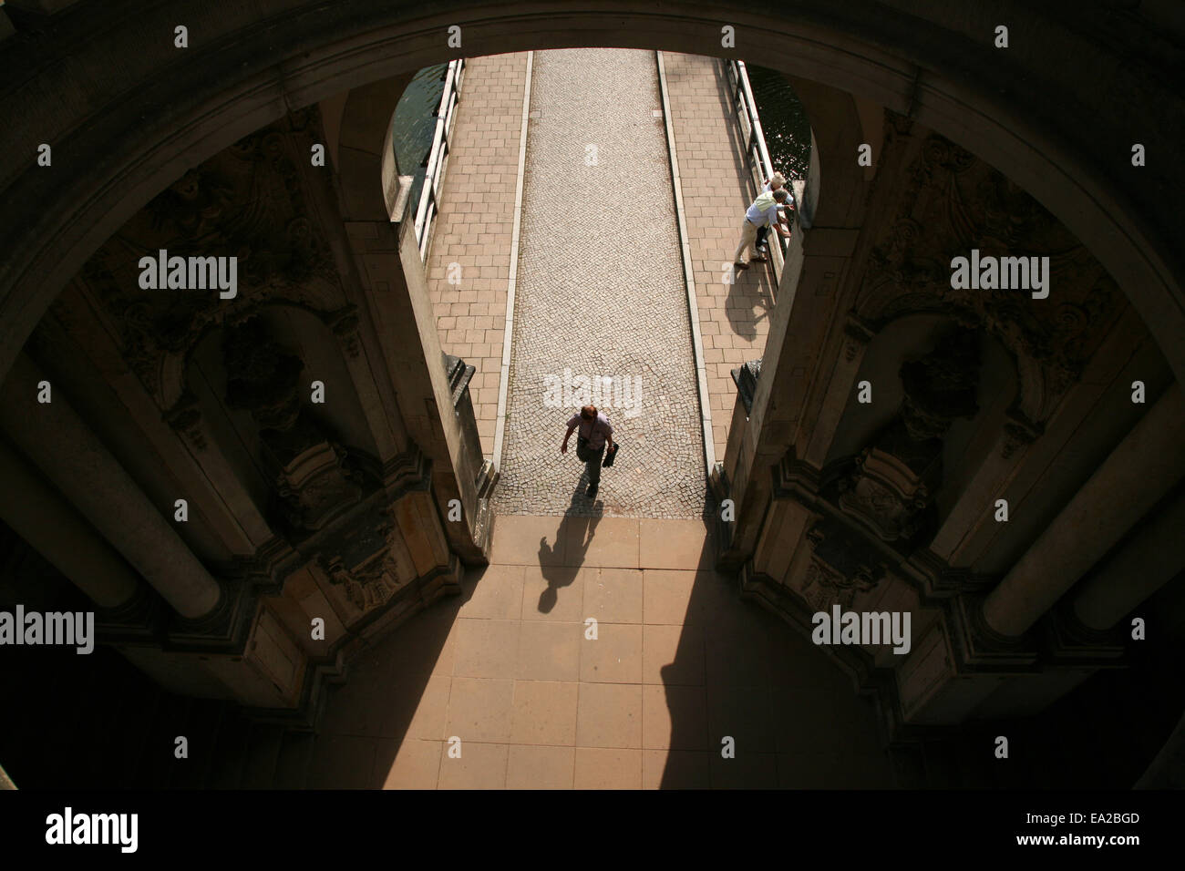People going through a gate hi-res stock photography and images - Alamy