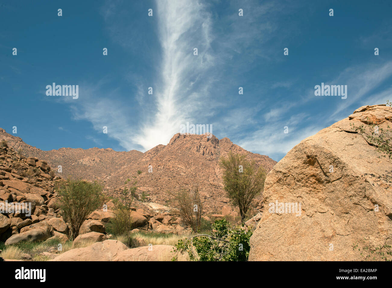 Clouds over the Brandberg Mountains of Namibia Stock Photo - Alamy