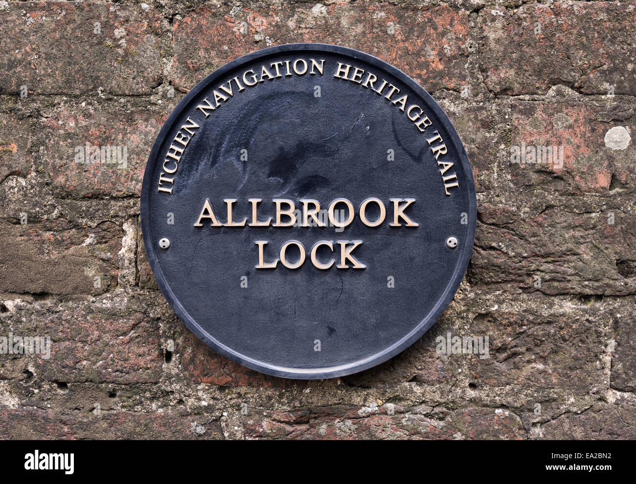 Allbrook Lock on the Itchen Navigation Heritage Trail in Hampshire ...