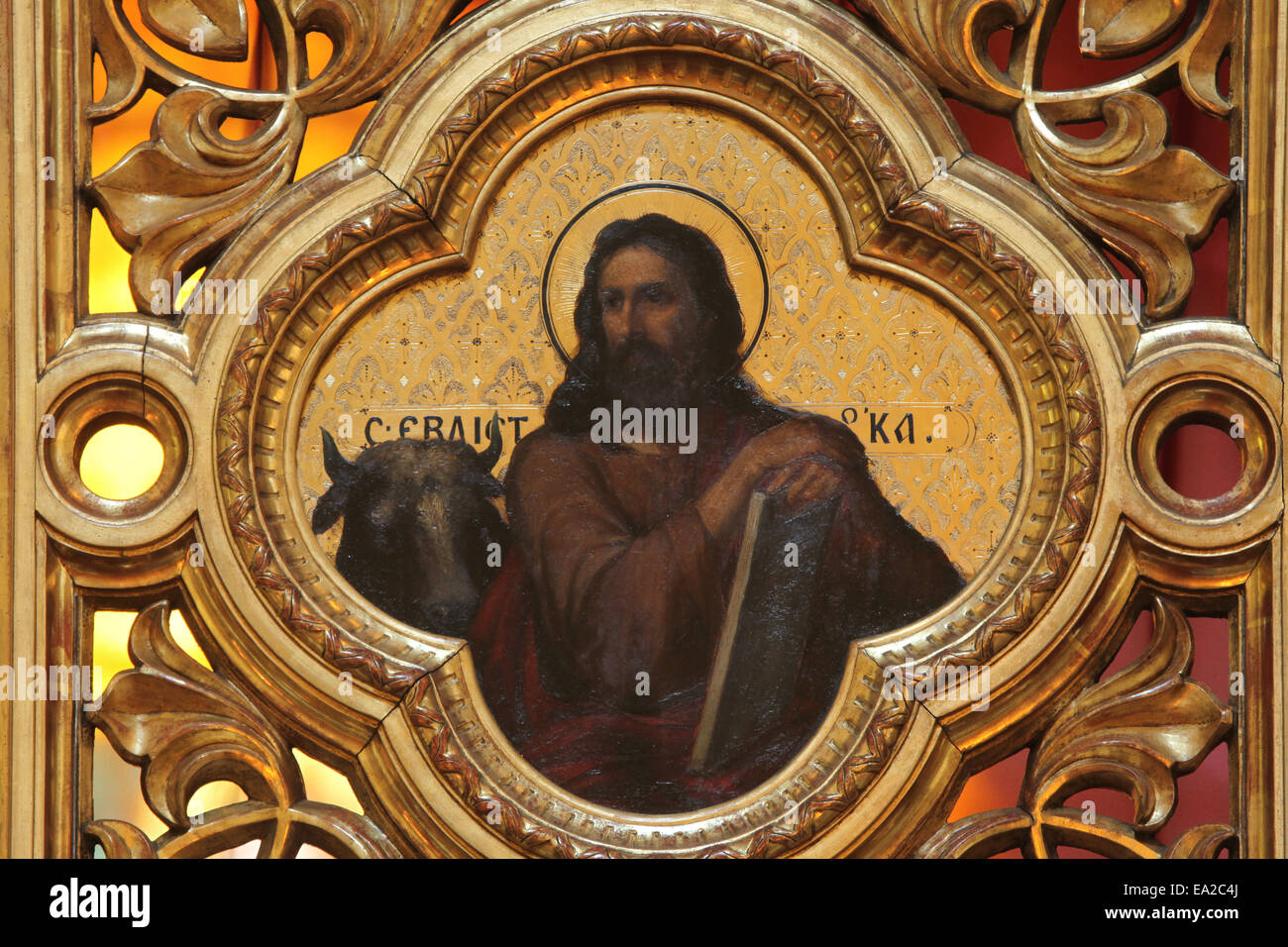 Symbol of st luke hi-res stock photography and images - Alamy