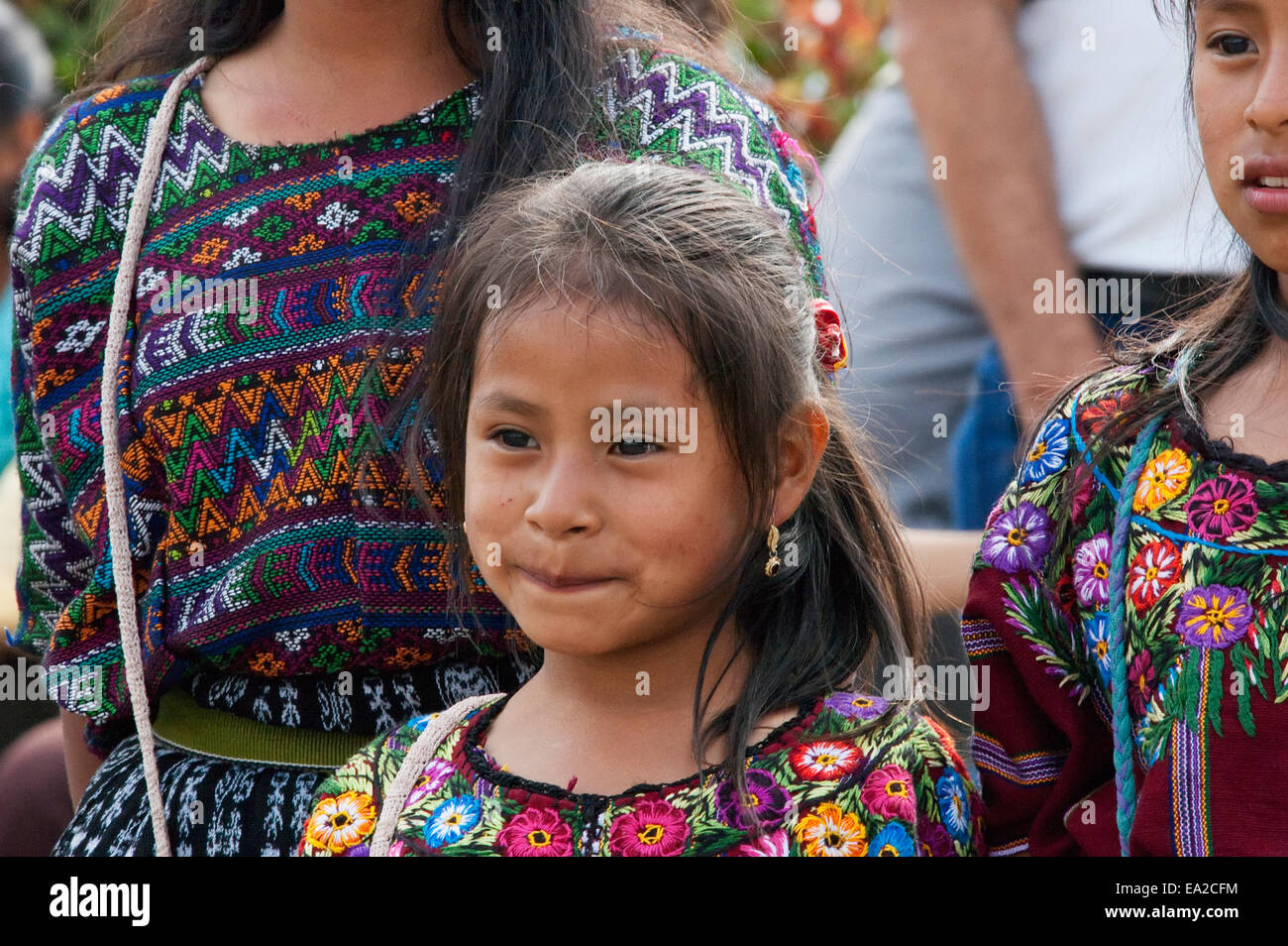 Mayan girl antigua central guatemala hi-res stock photography and ...