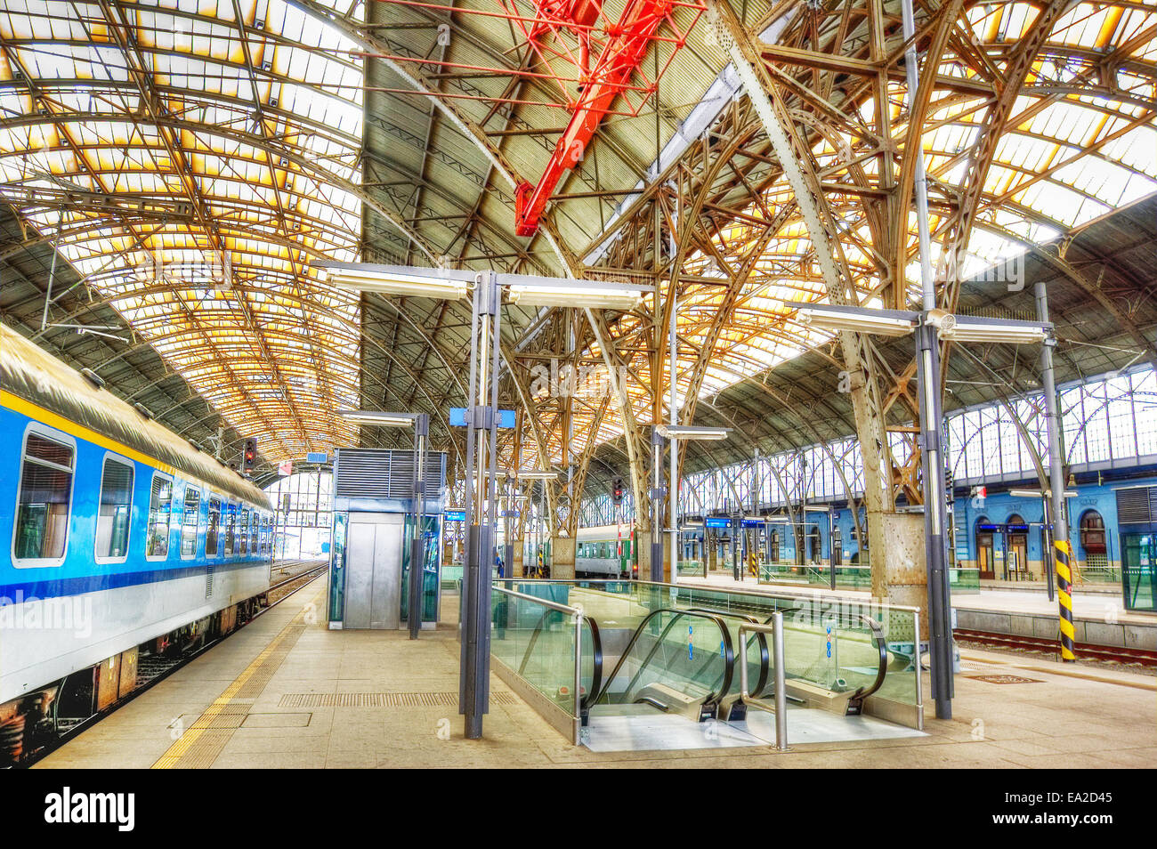 Architecture conceptual image. Construction of railway station Stock ...