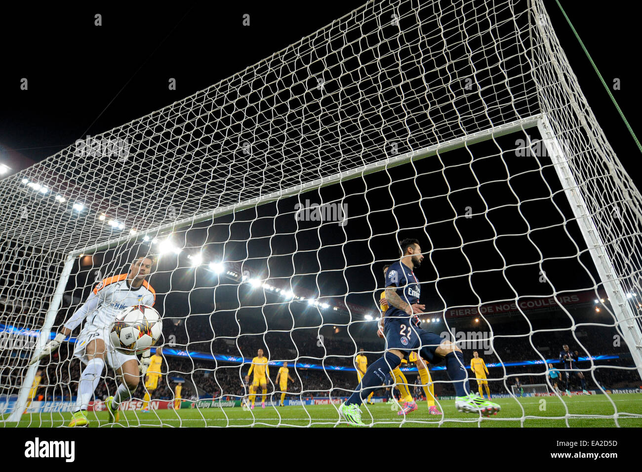 Paris, France. 05th Nov, 2014. UEFA Champions League group stages ...
