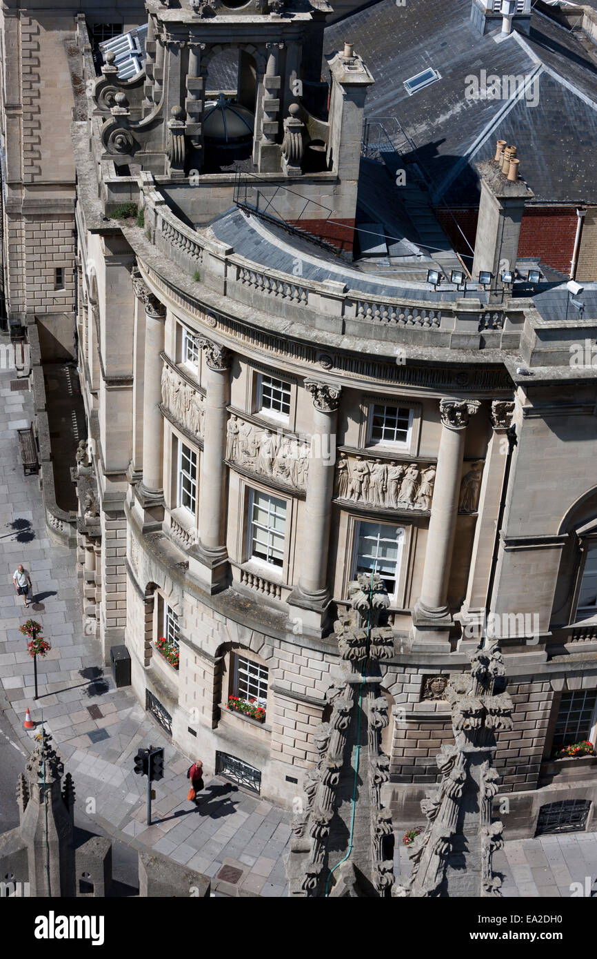 Facade of the Guildhall in Bath, Somerset Stock Photo - Alamy