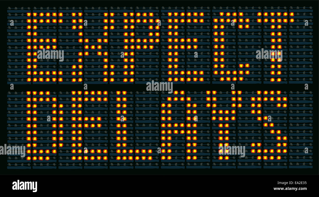 Urban Traffic Congestion Sign With Expect Delays Stock Photo - Alamy