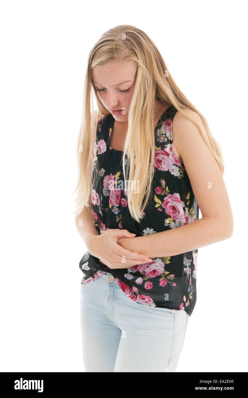 Girl Child Stomach Ache High Resolution Stock Photography and Images ...