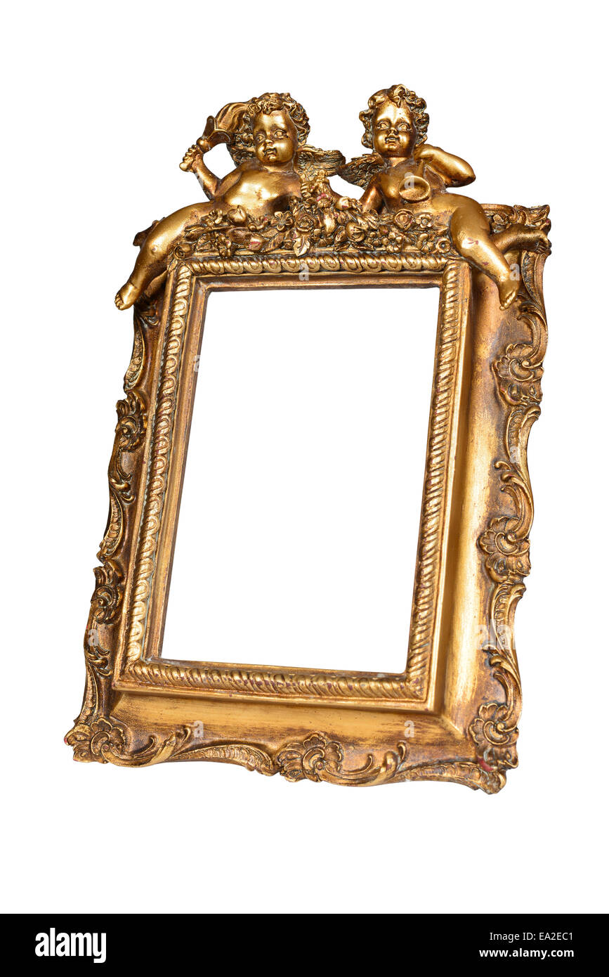 Golden gold angel angels Cut Out Stock Images & Pictures - Alamy