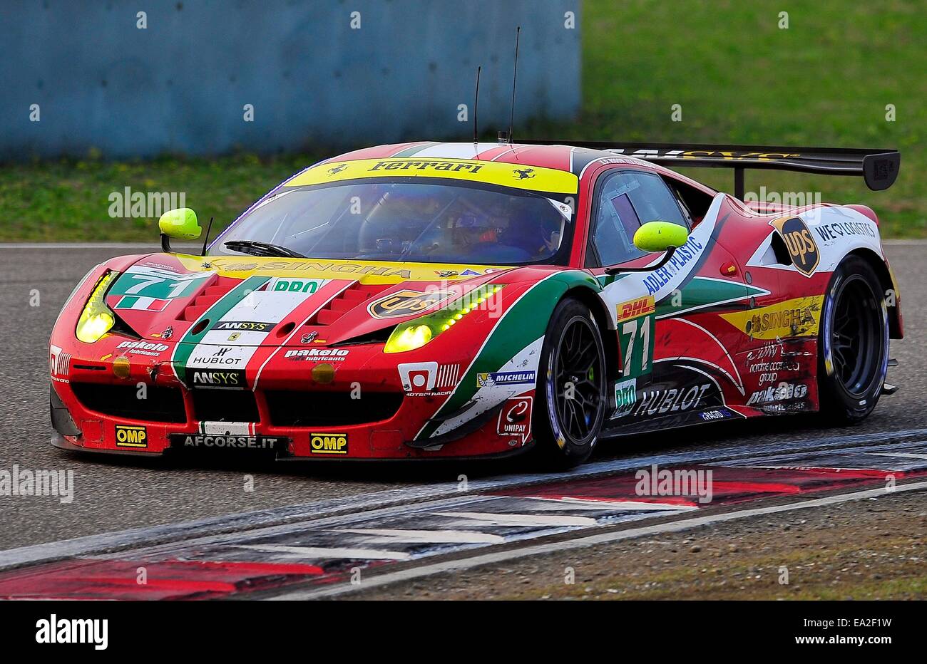 Shanghai, China. 2nd Nov, 2014. 71 - AF CORSE (ITA). Ferrari F458 ...
