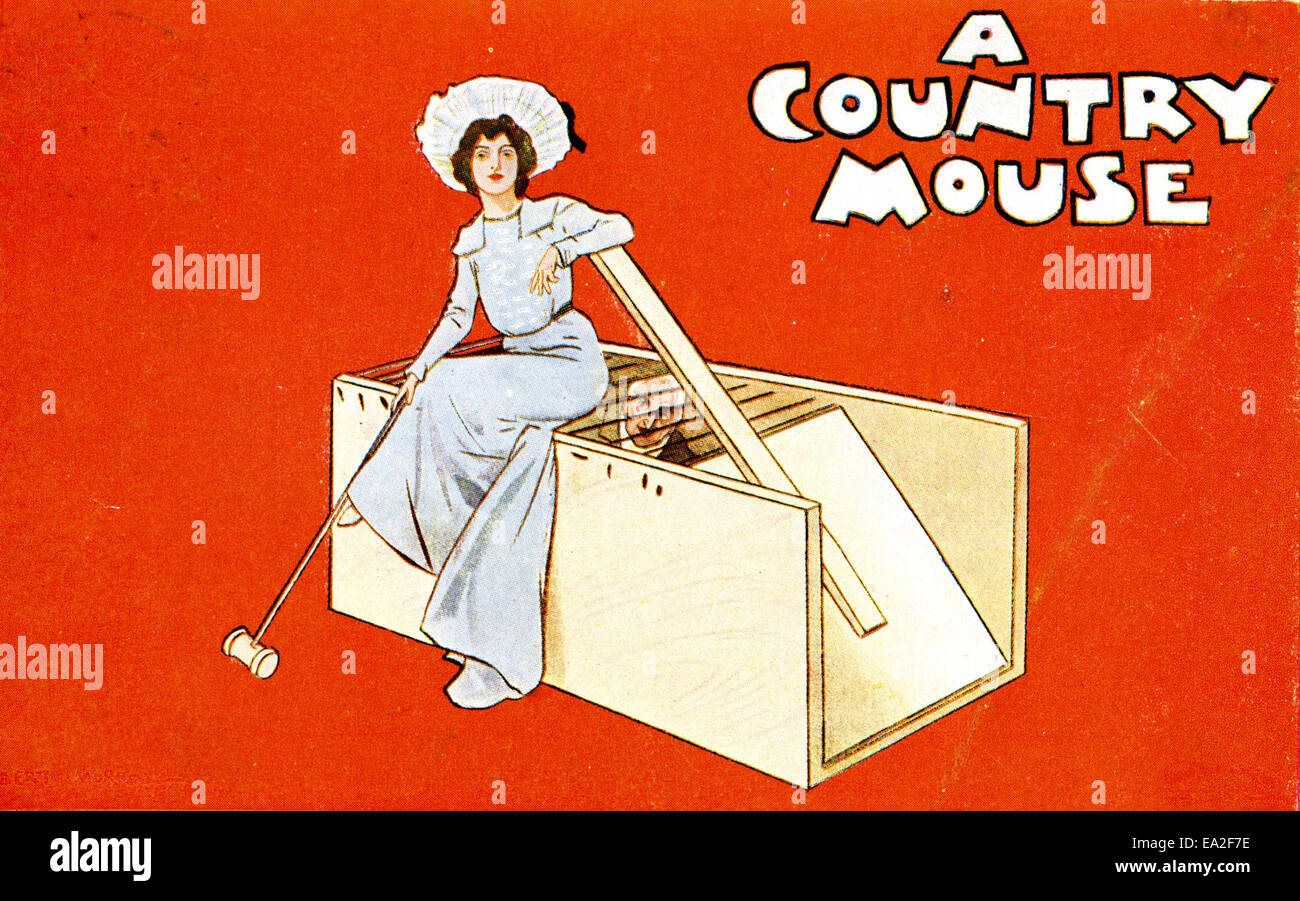 This image or story reference portrays a country mouse, symbolizing ...