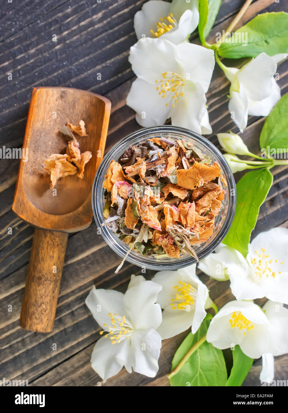 dry herbal tea Stock Photo - Alamy