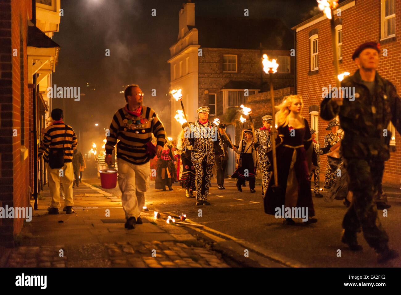 Night walk with torches hi-res stock photography and images - Alamy