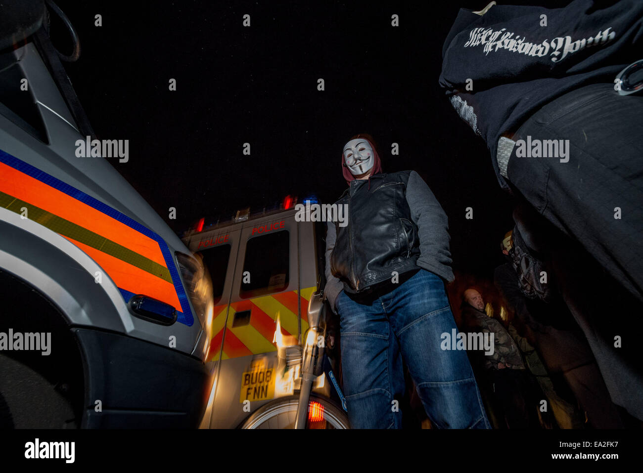 Million mask march in hi-res stock photography and images - Alamy