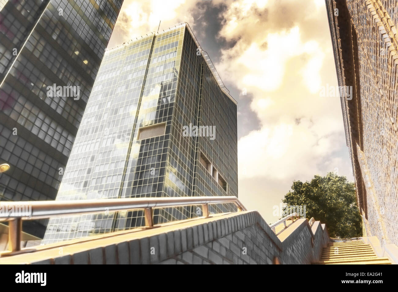 Office buildings. Abstract image Stock Photo - Alamy