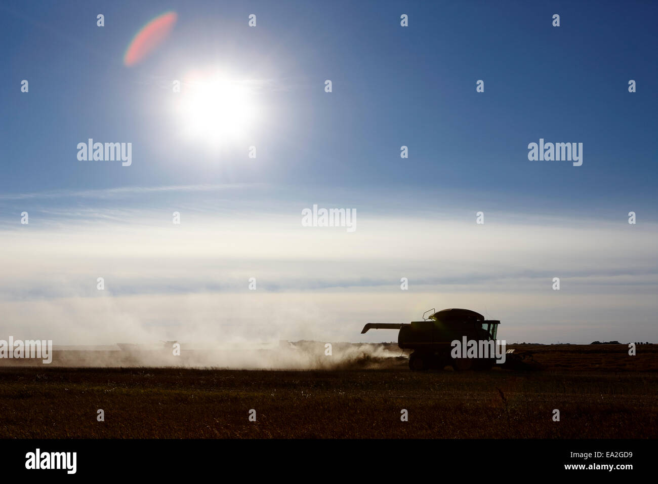 Canadian Prairie Farm Harvesting High Resolution Stock Photography and ...