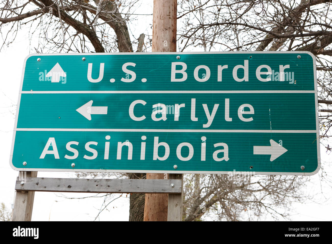 Canada us border hi-res stock photography and images - Alamy