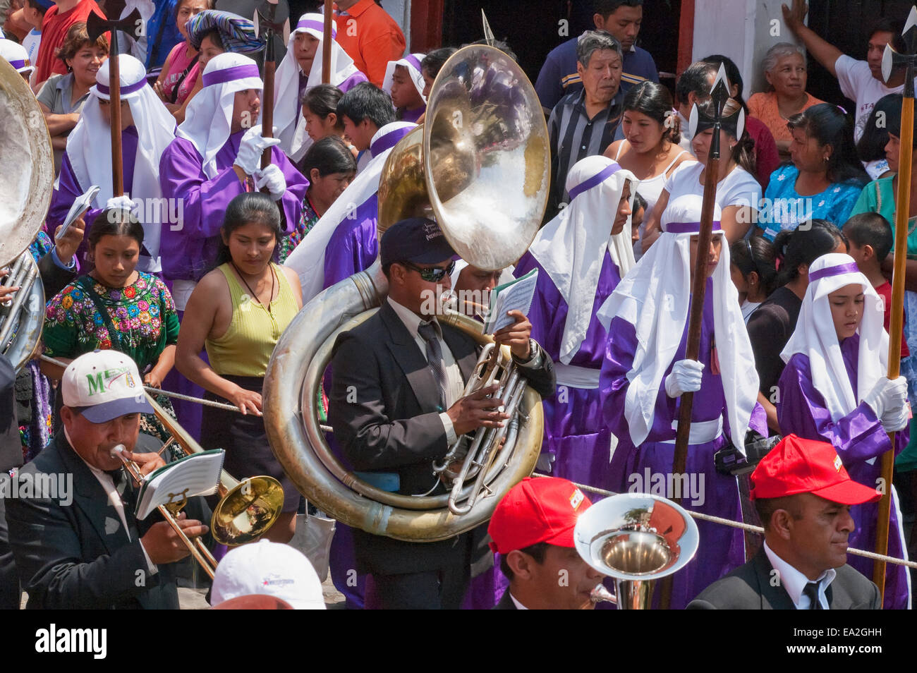 Funeral procession in antigua guatemala hi-res stock photography and ...