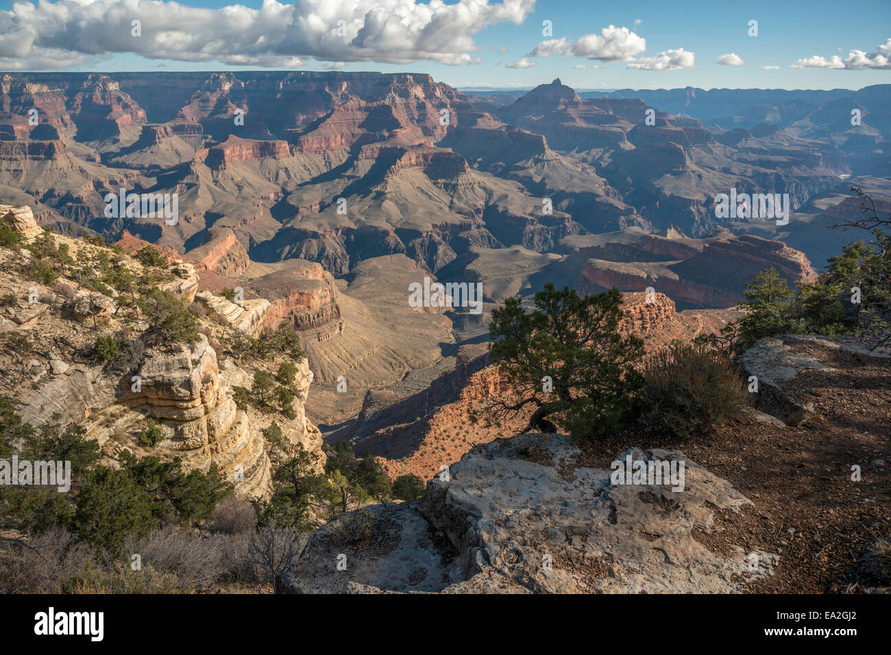 The Grand Canyon, in northern Arizona, as seen from Shoshone Point. The canyon is 17 million ...