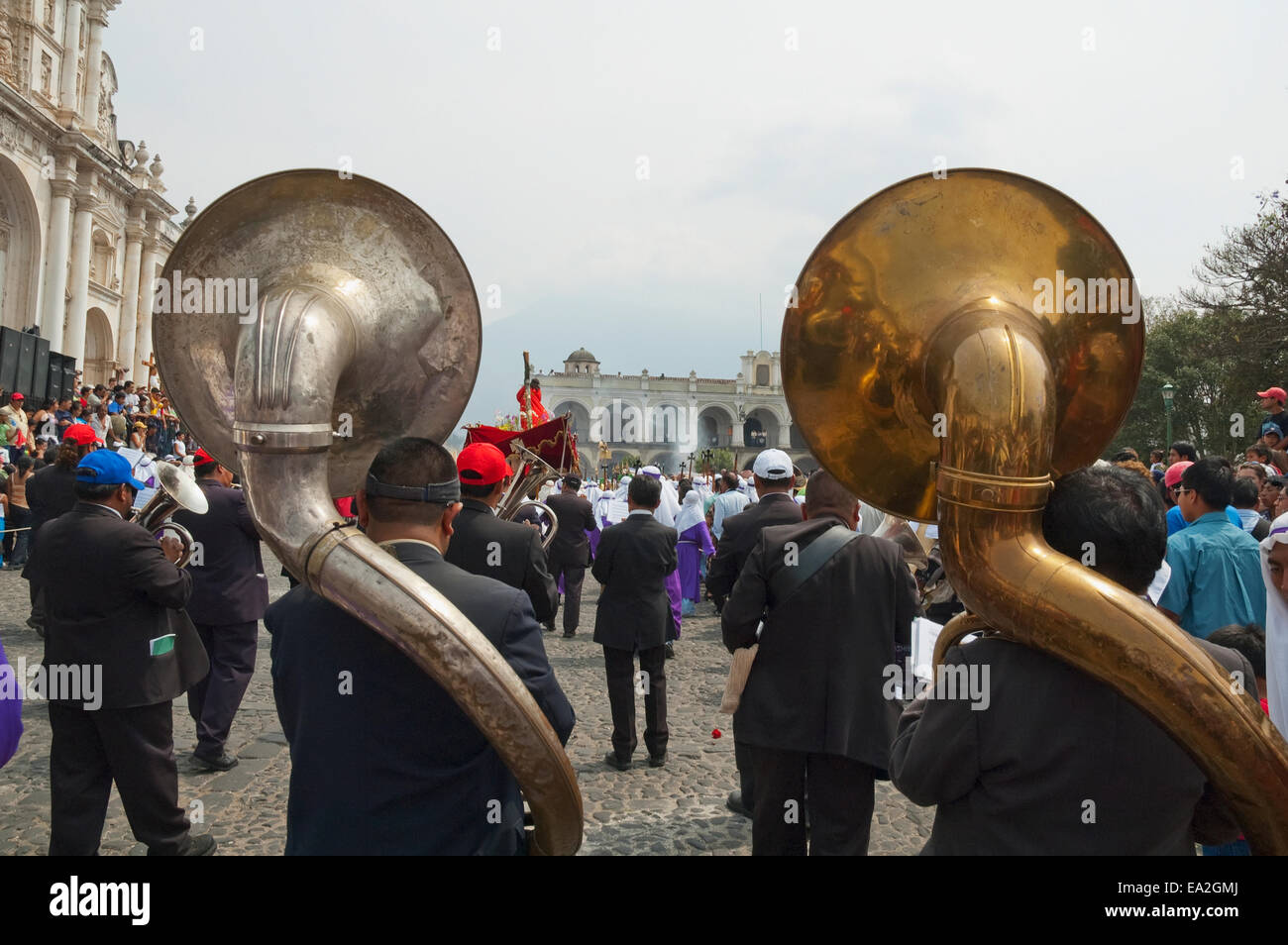 Funeral procession in antigua guatemala hi-res stock photography and ...