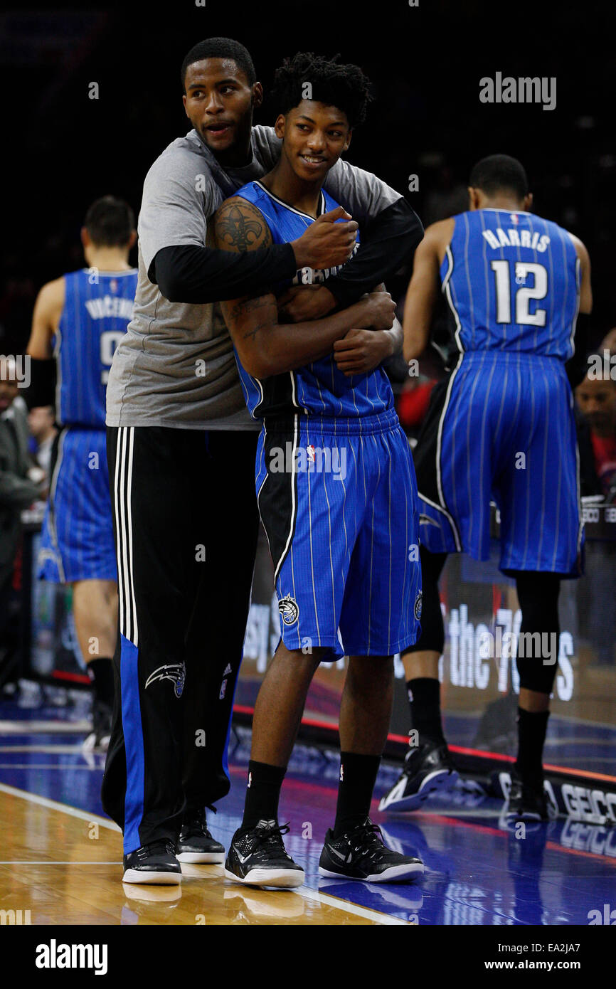 Philadelphia, Pennsylvania, USA. 5th Nov, 2014. Orlando Magic forward ...