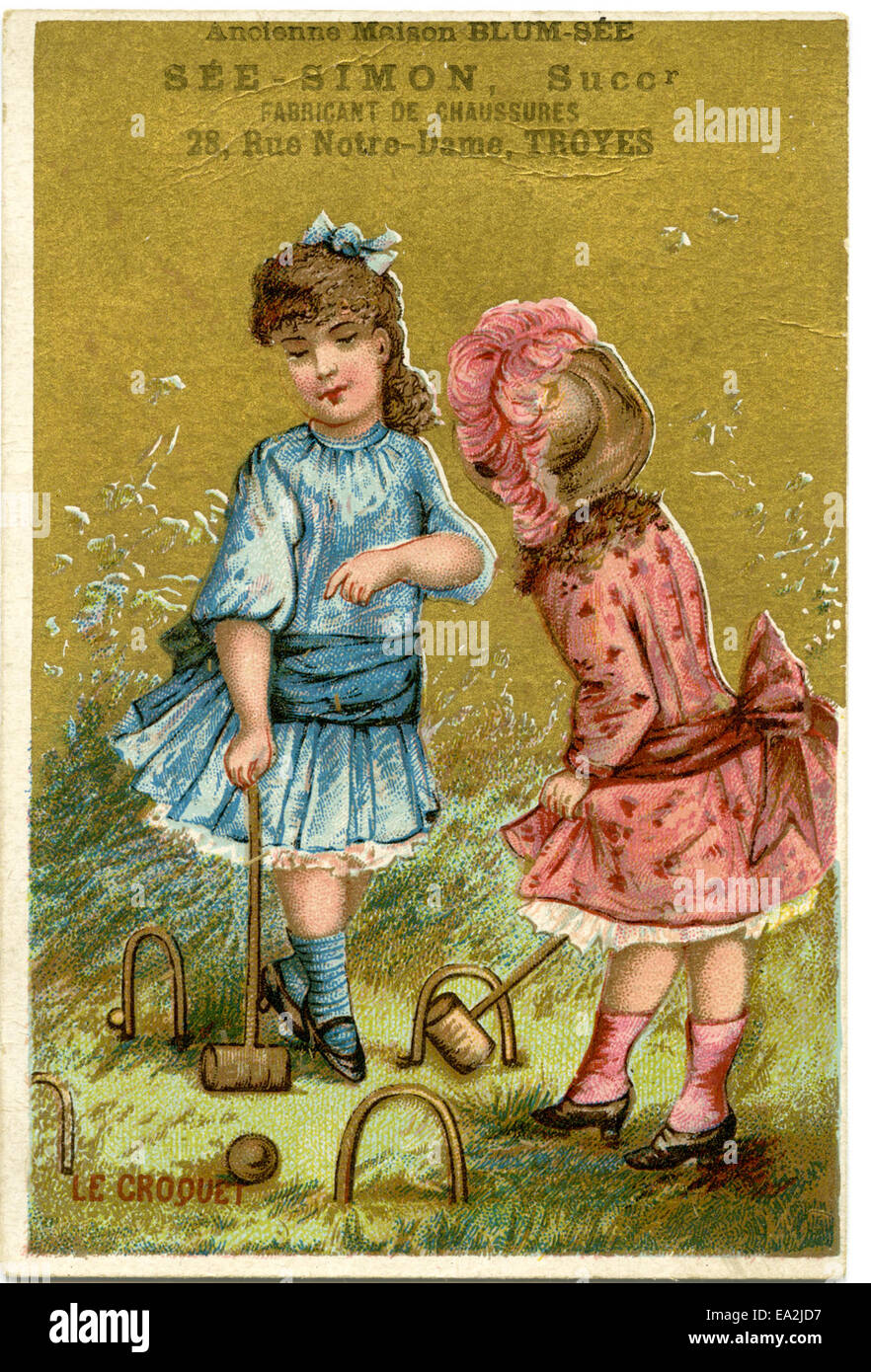 Le croquet refers to the French term for the game of croquet, a lawn ...