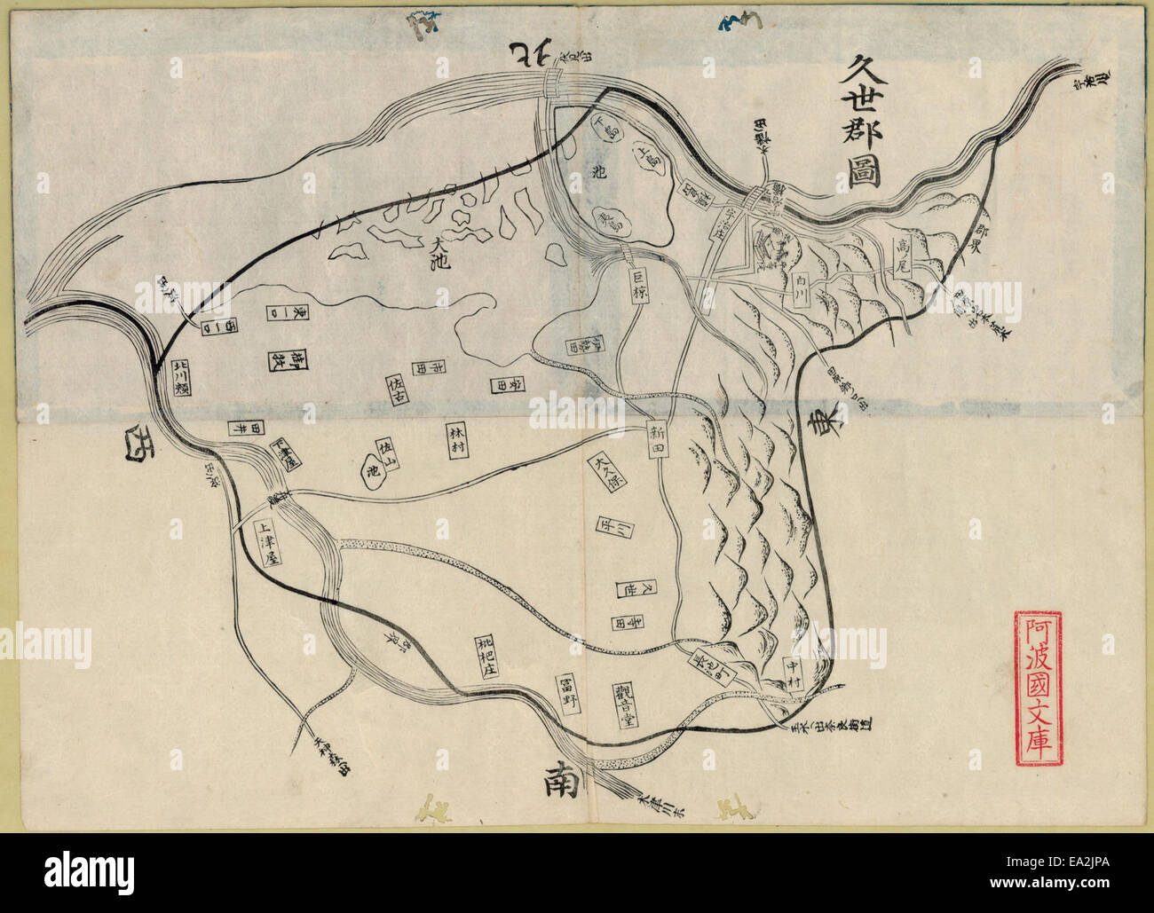 Map of the district hi-res stock photography and images - Alamy