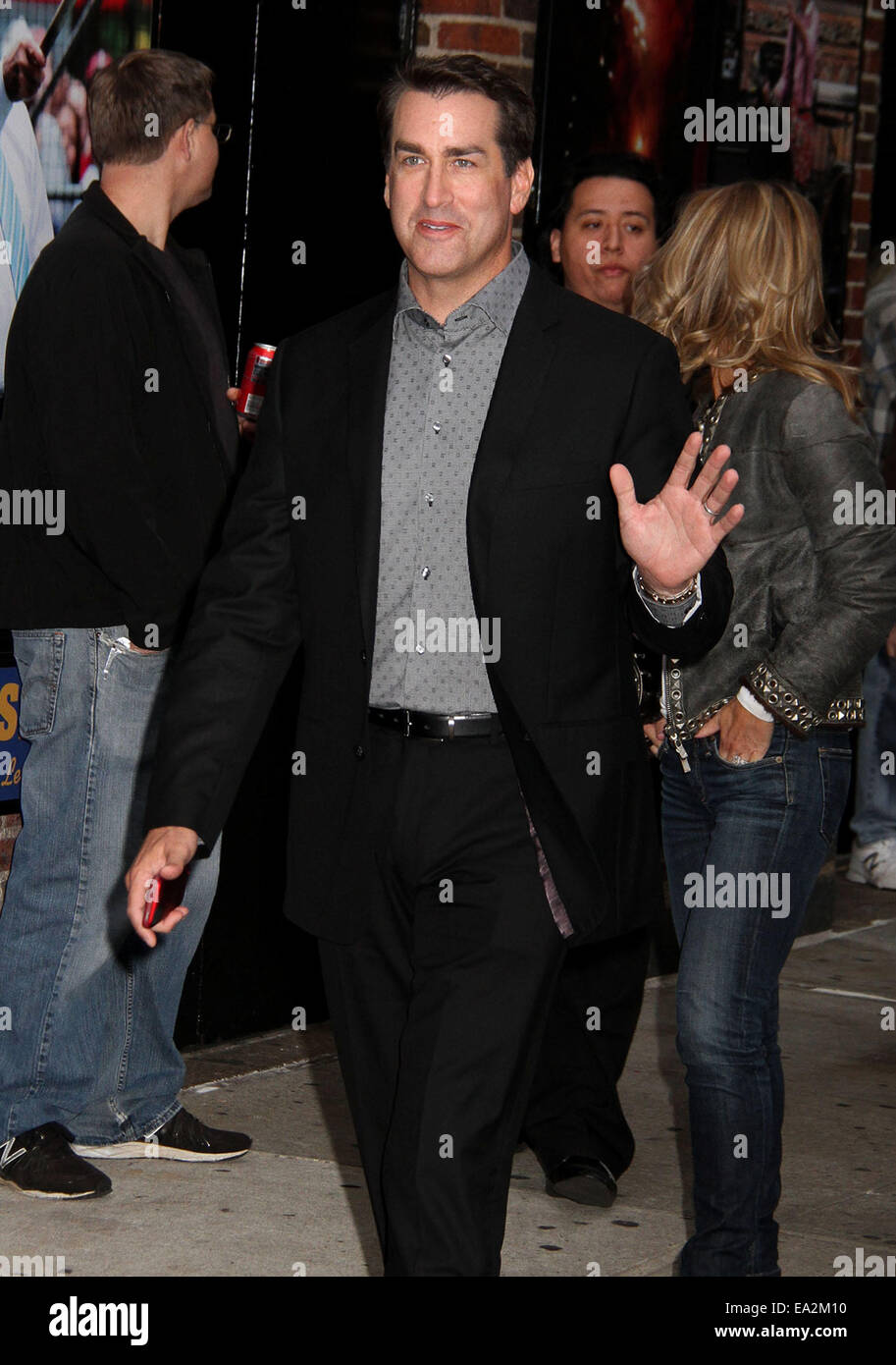 New York, USA. 5th Nov, 2014. Actor/comedian ROB RIGGLE at 'The Late ...