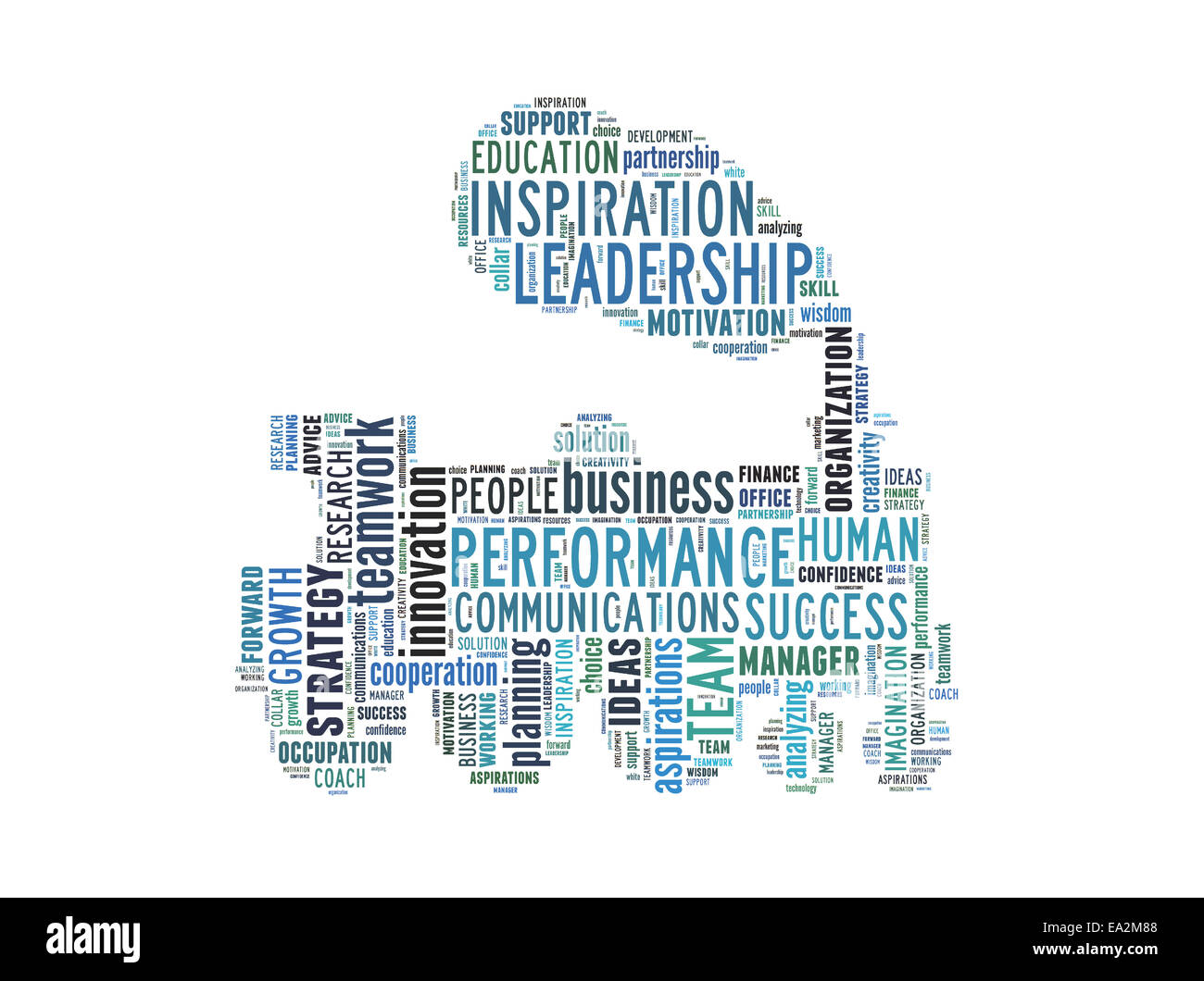 Teamwork concept word team hi-res stock photography and images - Alamy