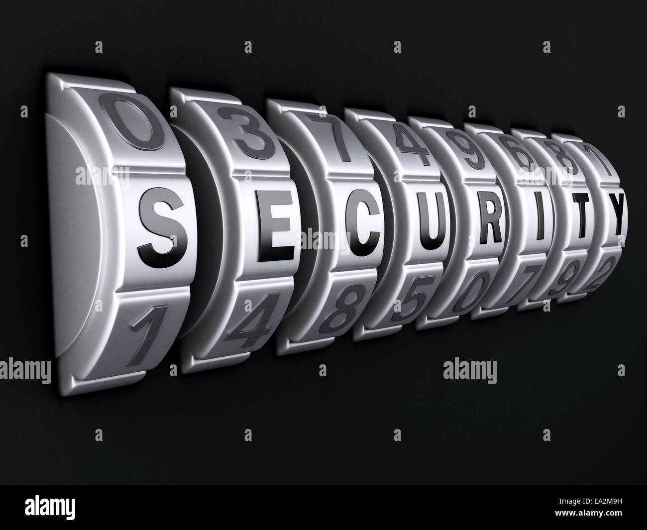 image of Security password. combination alphabet concept. 3d ...